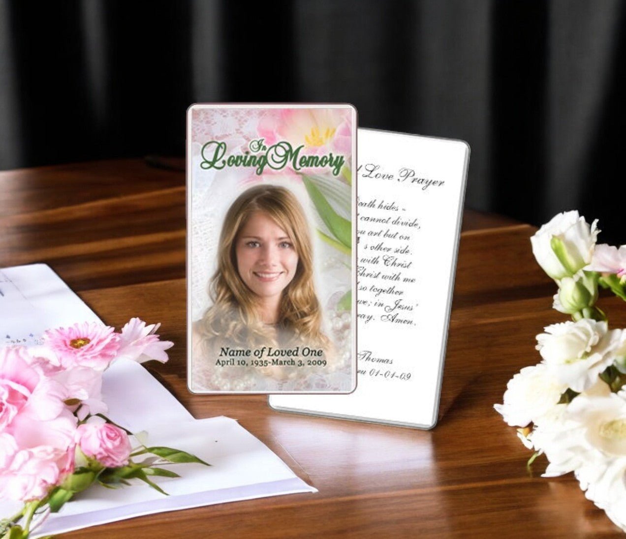 DIY Funeral Prayer Cards - Funeral Prayer Card Templates – Funeral ...