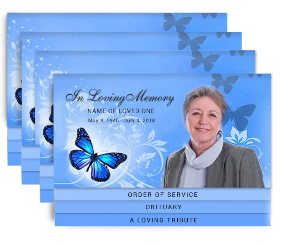 Funeral Programs Printing - Done For You Design & Print Service ...