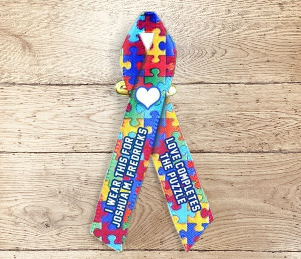 Autism Awareness Ribbon (Puzzle) – Funeral Program-Site Funeral ...