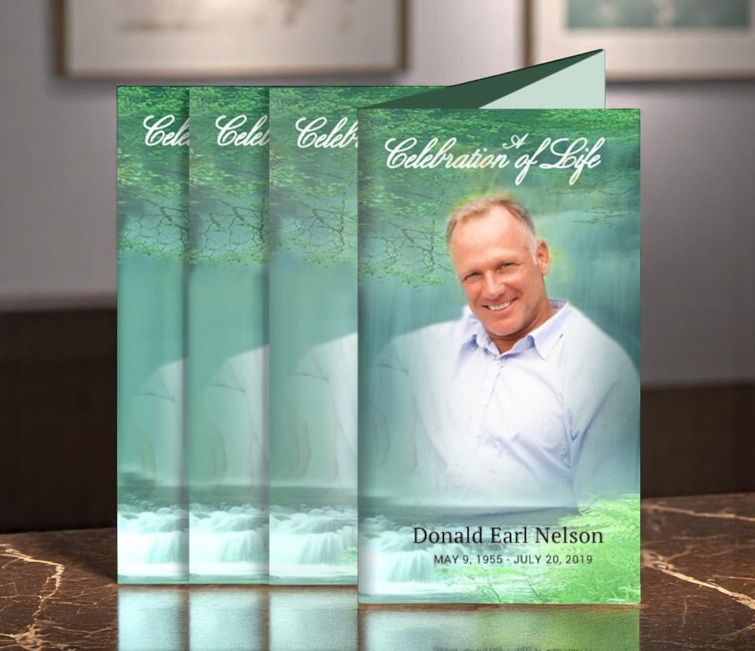 Cascade Funeral Trifold Brochure Design Print (Pack of 50) – Funeral ...