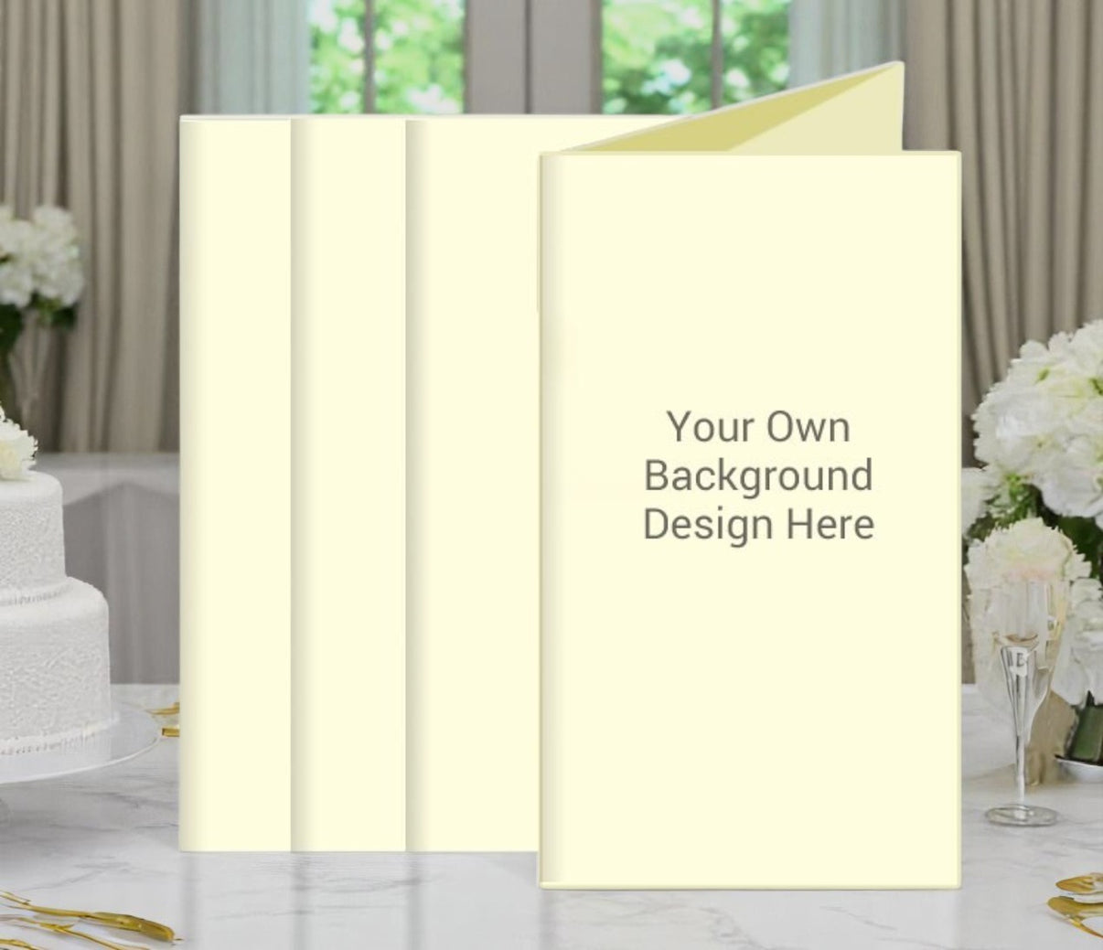 Your Background Funeral Trifold Brochure Design Print (Pack of 50 ...