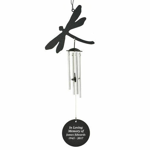 Dragonfly Memorial In Loving Memory Garden Wind Chimes – Funeral ...