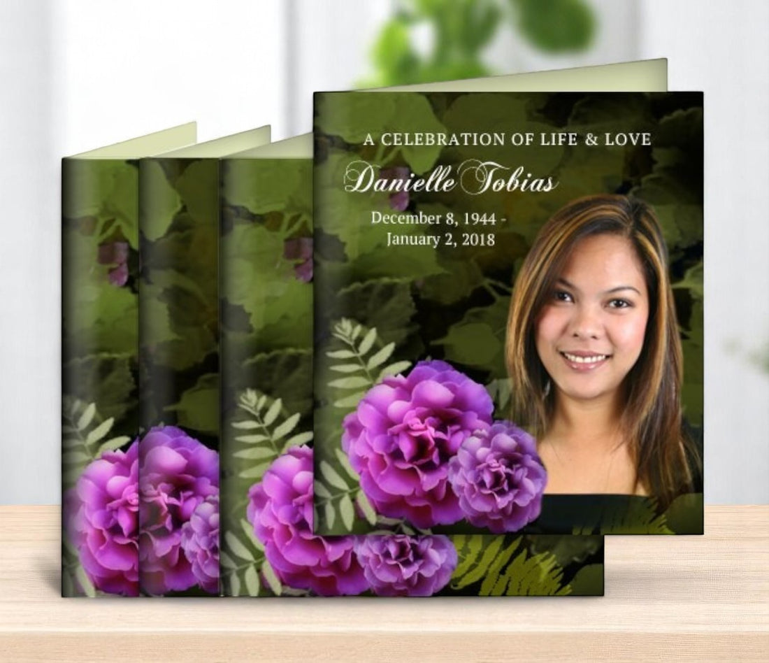Essence Memorial Card Design Print (Pack of 50) – Funeral Program-Site ...