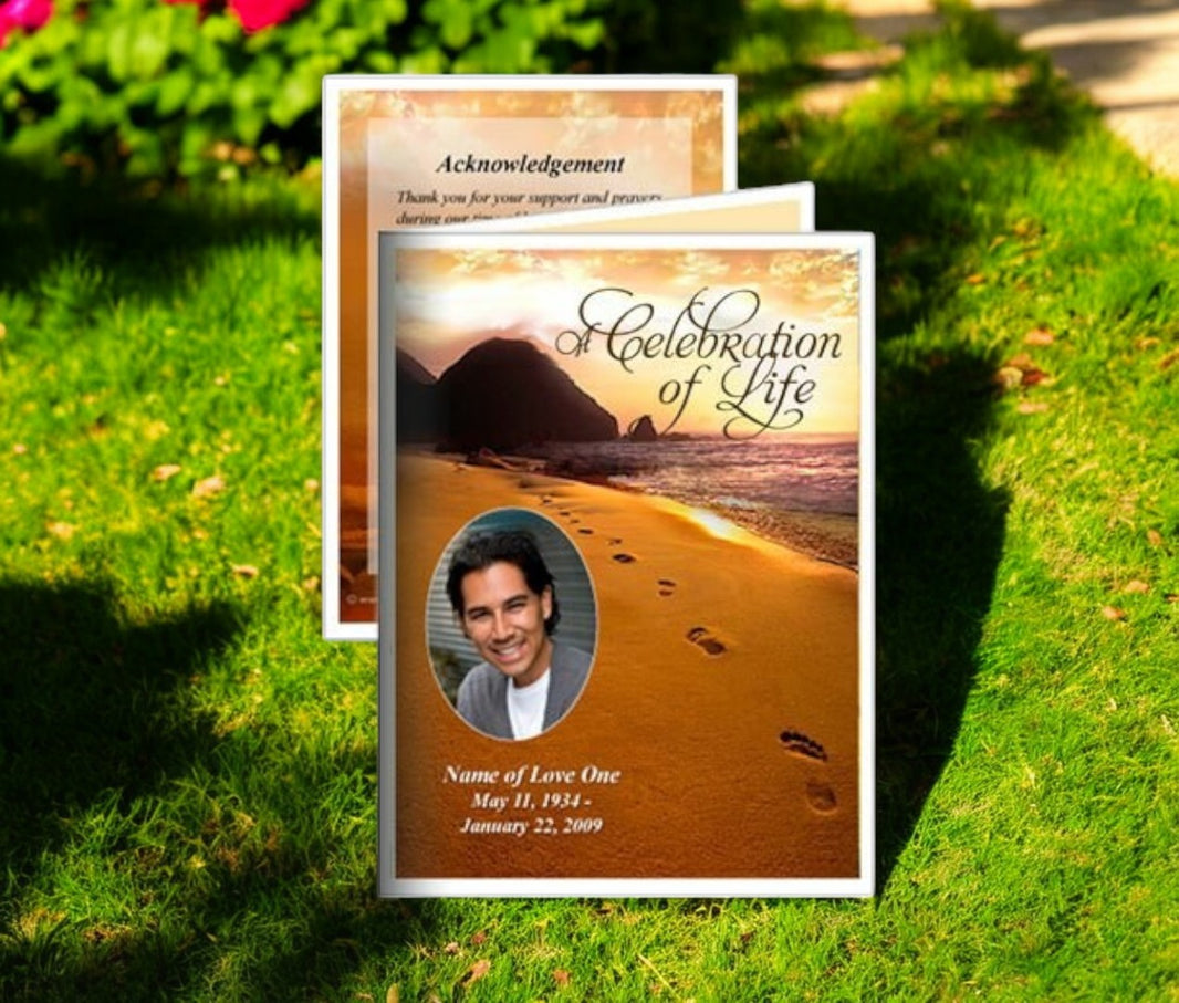 DIY Memorial Cards - Memorial Card Templates – Funeral Program-Site ...
