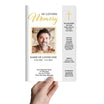 Silver Gold Funeral Program Template – Funeral Program-Site Funeral ...