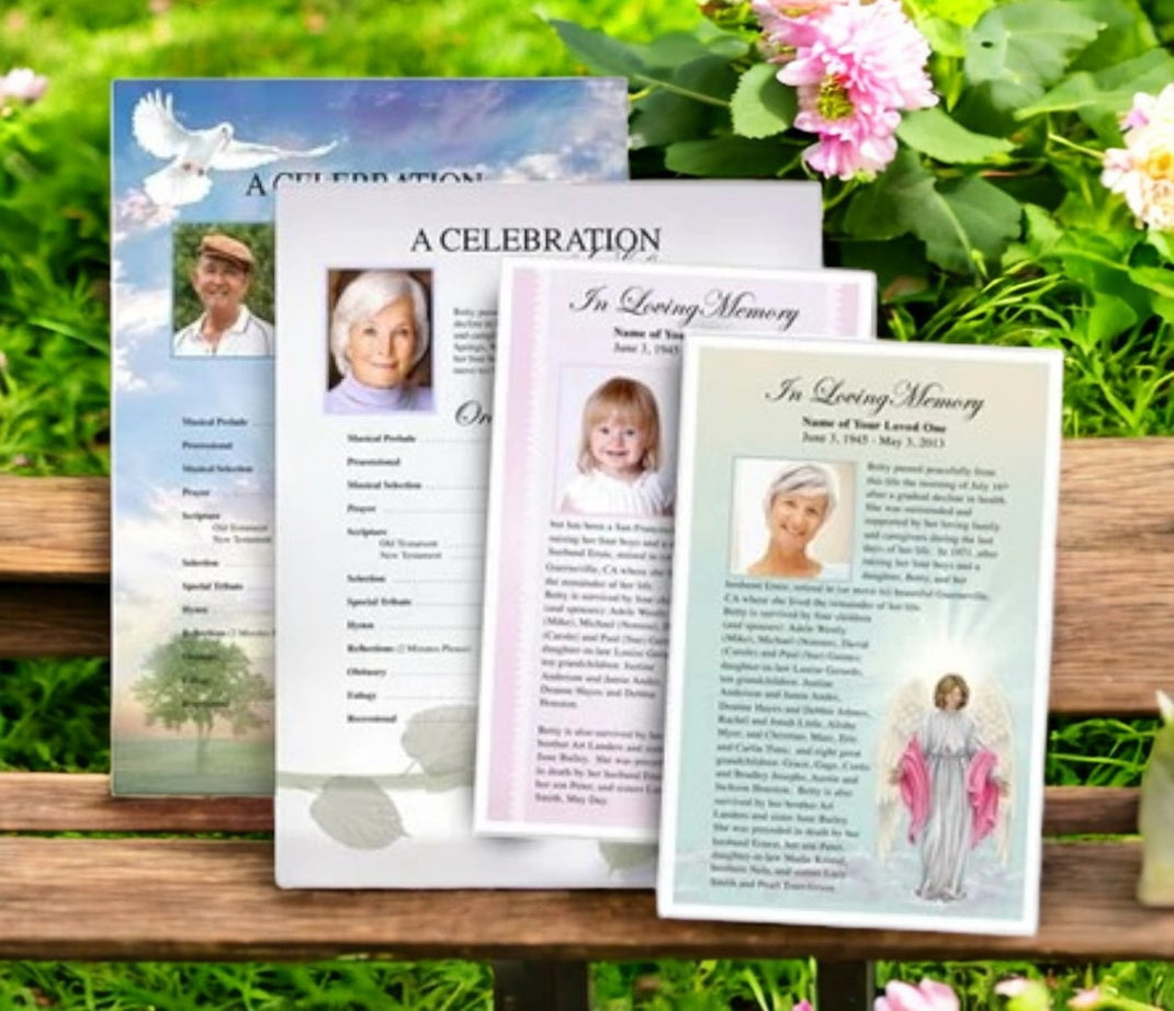 DIY Funeral Flyers - Funeral Flyer Templates – Funeral Program-Site ...