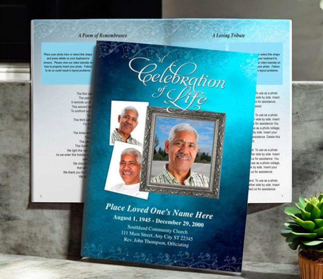 DIY Funeral Booklets - Funeral Booklet Templates – Funeral Program-Site ...