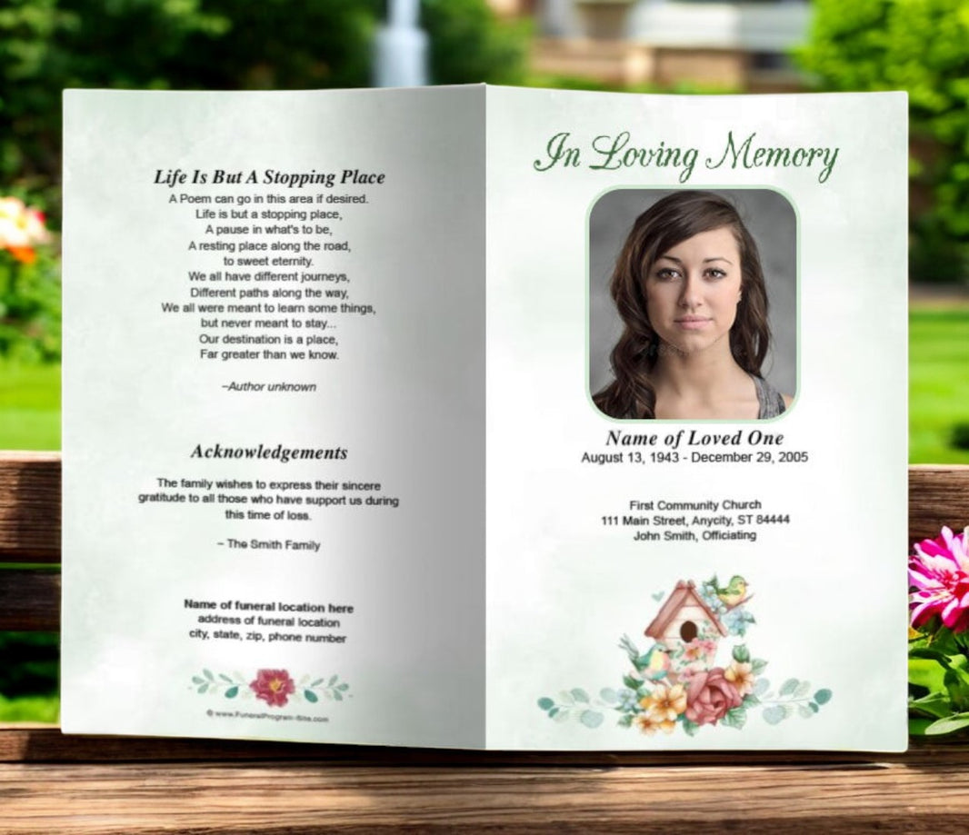 The Funeral Program Site Funeral Stationery Sets: Complete Collections ...