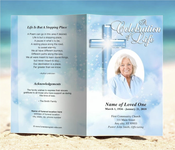DIY Funeral Bulletins - Funeral Bulletin Templates – Funeral Program ...