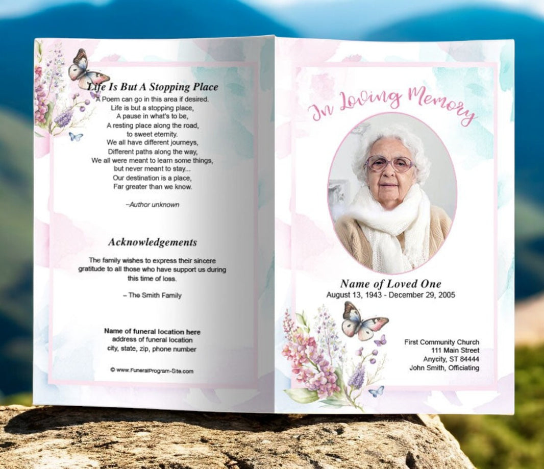 DIY Funeral Program Templates – Funeral Program-Site Funeral Programs ...