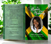 Jamaica Funeral Program Template | DIY Funeral Programs – Funeral ...