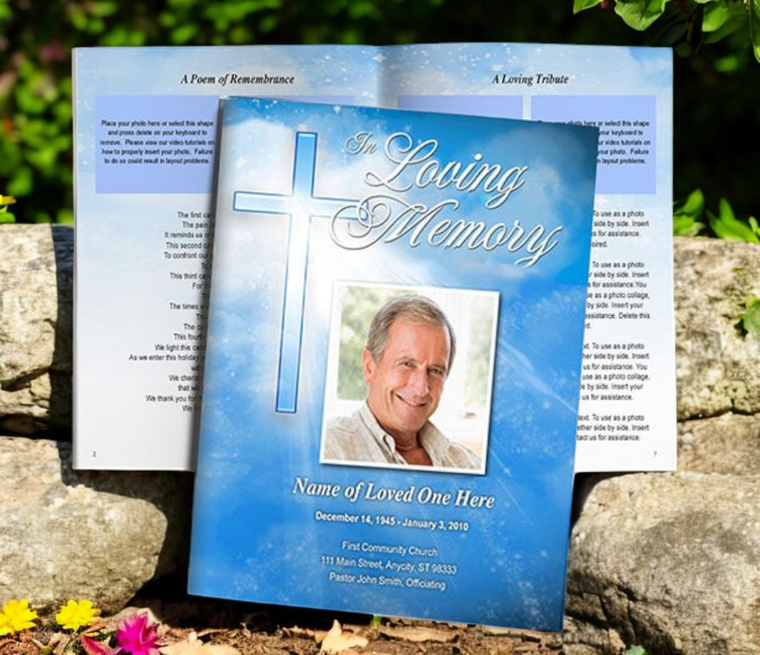 DIY Funeral Booklets - Funeral Booklet Templates – Page 2 – Funeral ...