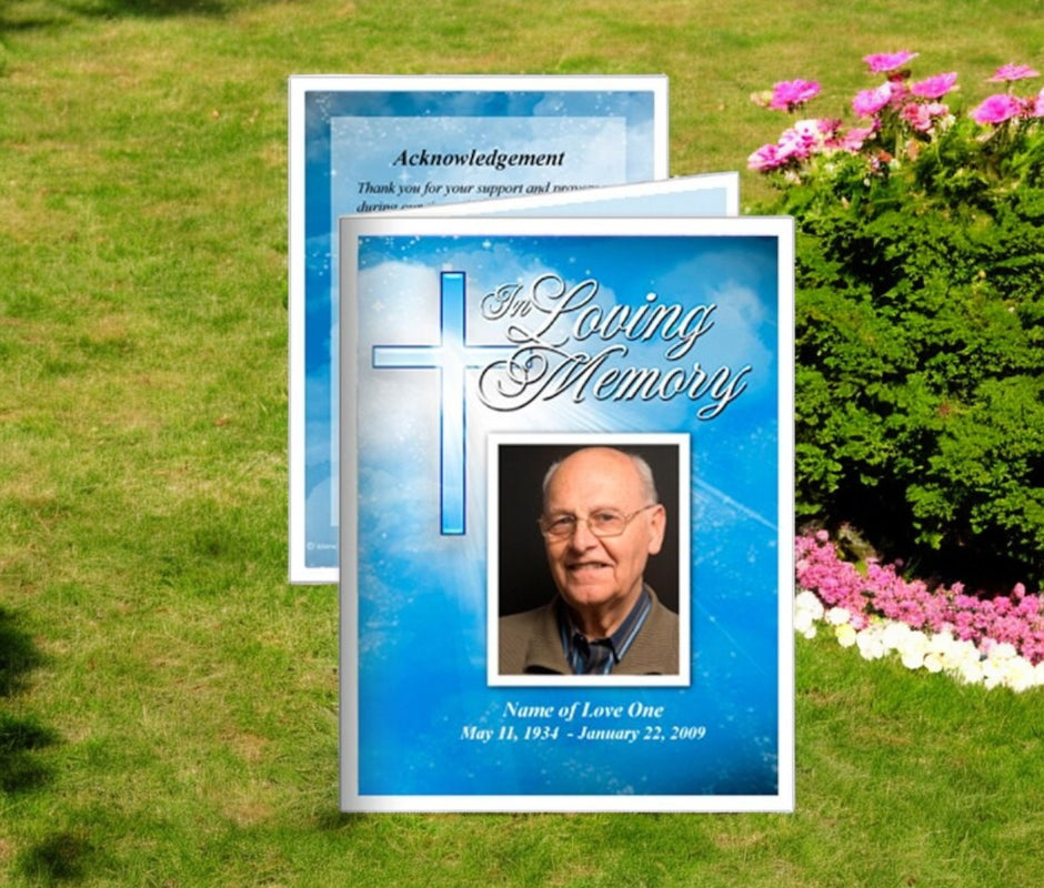 DIY Memorial Cards - Memorial Card Templates – Funeral Program-Site ...
