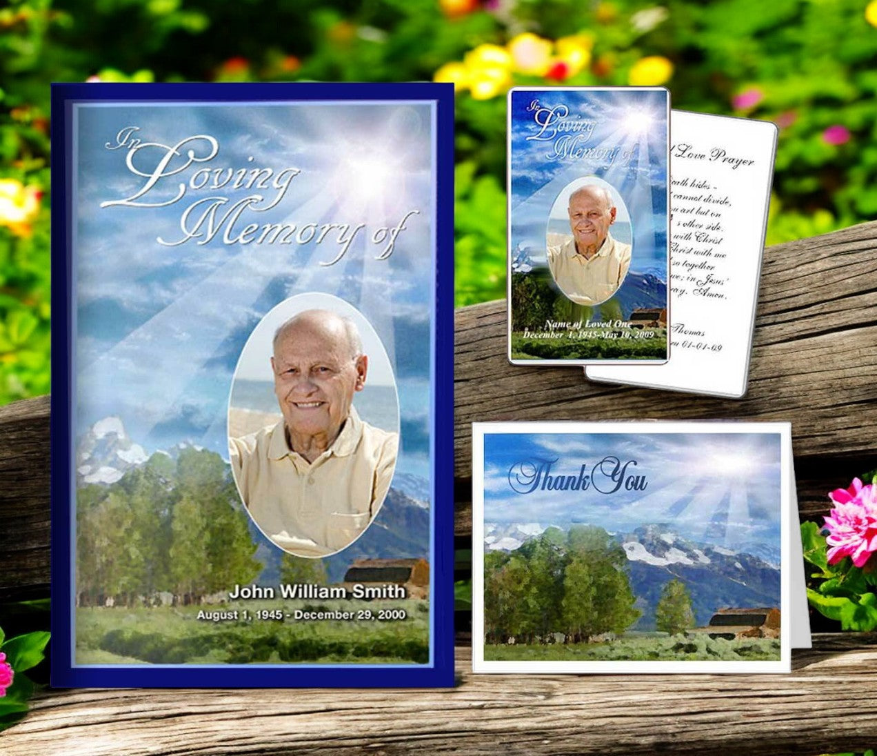 Funeral Stationery Templates Set - Outdoor – Funeral Program-Site ...