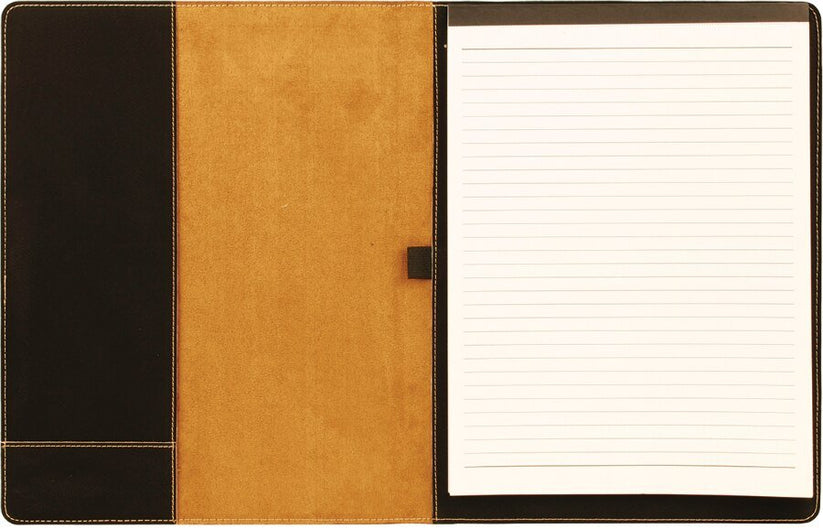 Personalized Funeral Home Leather Suede Portfolio With Notepad - The ...