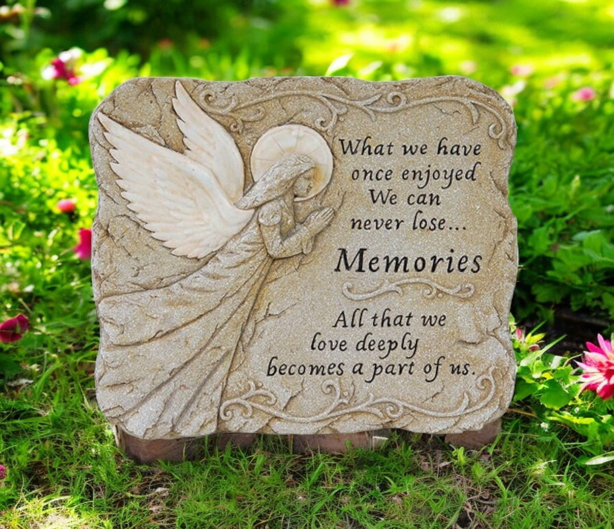 Personalized Memories Memorial Garden Stones – Funeral Program-Site ...