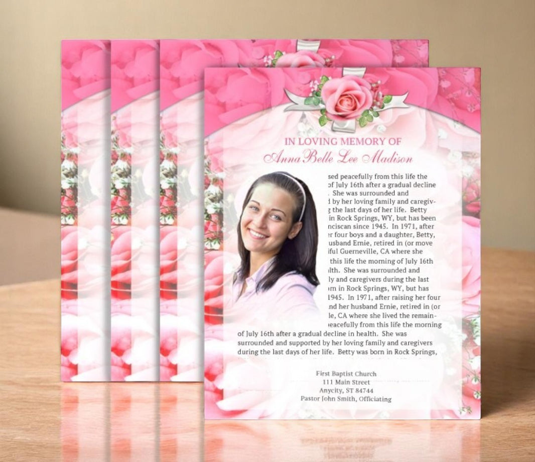 Funeral Flyers Printing – Funeral Program-Site Funeral Programs & Templates