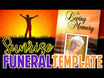 Sunrise Funeral Program Template – Funeral Program-Site Funeral ...