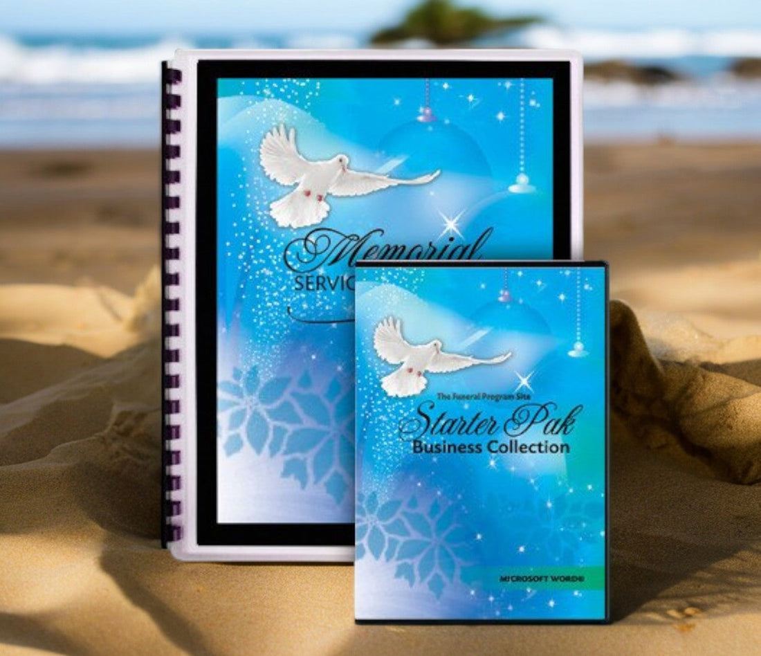 Ultimate Premium 25 Funeral Program Package Software – Funeral Program ...
