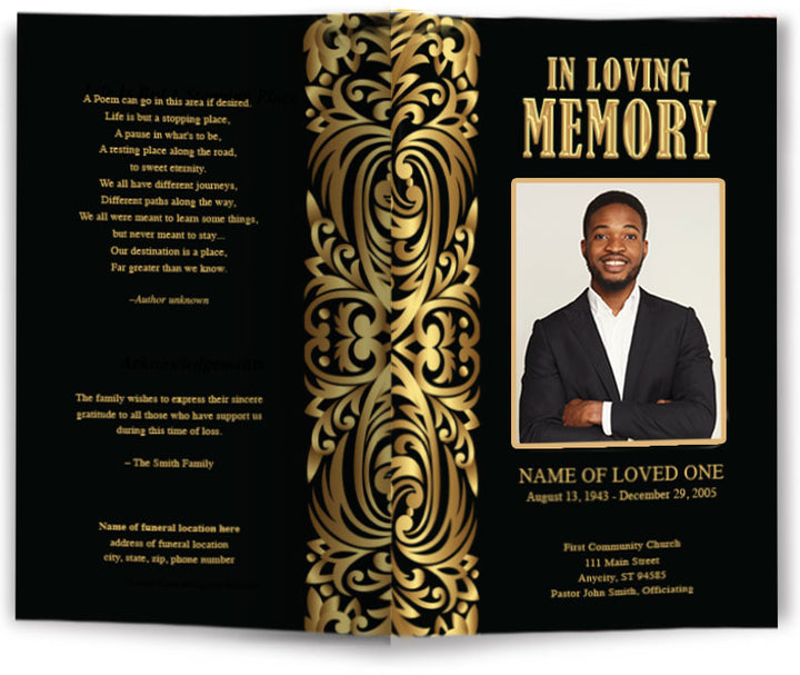 Funeral Pamphlets | Funeral Pamphlet Templates – Funeral Program-Site ...