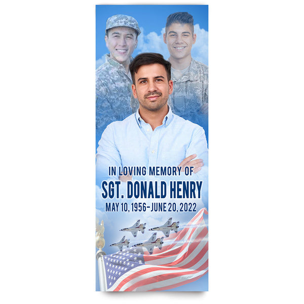 Funeral Banner 24 x 60 - Air Force – Funeral Program-Site Funeral ...