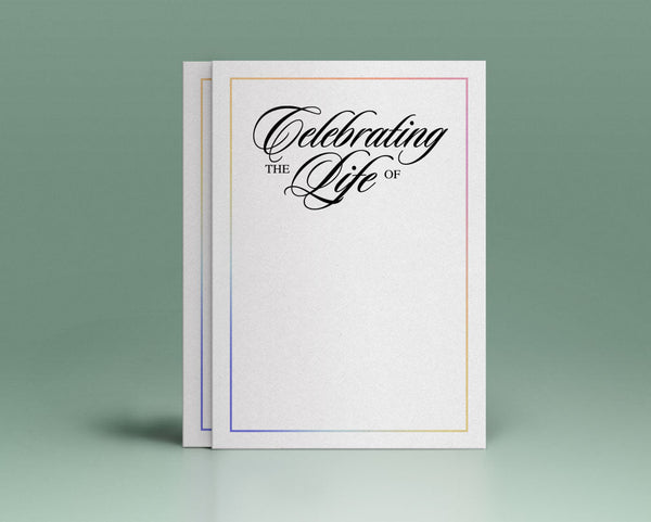 Celebrating The Life Of Funeral Program Titles – Funeral Program-Site ...