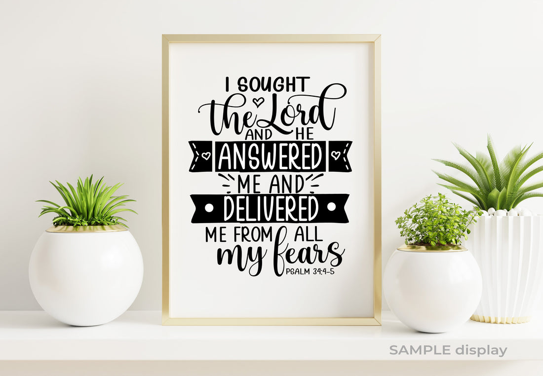 Sought The Lord Bible Verse Word Art – Funeral Program-Site