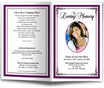 Creative Funeral Program Template | DIY Funeral Programs – Funeral ...