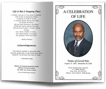 Funeral Folders and Memorial Folders – Funeral Program-Site Funeral ...
