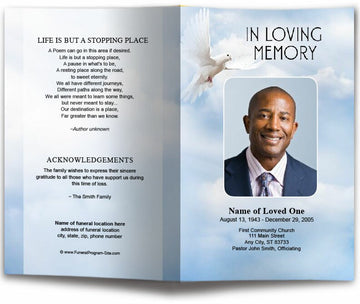 Funeral Folders and Memorial Folders – Funeral Program-Site Funeral ...