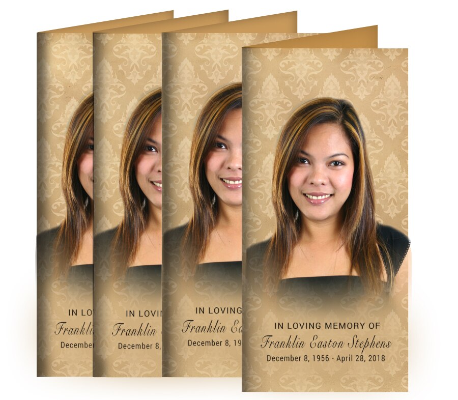 Annabelle Long Fold Funeral Program Design & Print – Funeral Program ...
