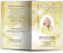 Adoration Funeral Program Template | DIY Funeral Programs – Funeral ...