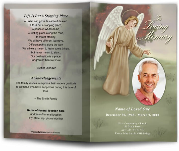 Delilah Funeral Program Template | DIY Funeral Programs – Funeral ...