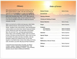 Sunrise Funeral Program Template – Funeral Program-Site Funeral ...
