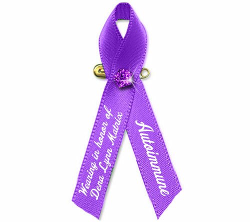 Lupus Awareness Ribbons | Purple Ribbon – Funeral Program-Site Funeral ...