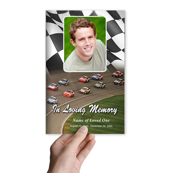 Racing Funeral Program Template | DIY Funeral Programs – Funeral ...